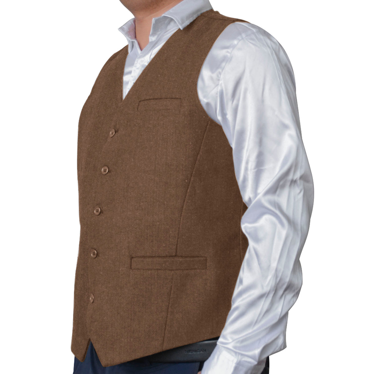 Mismatched Wedding Vests for Groomsmen Groom Vests in Brown/Coffee/Gre ...
